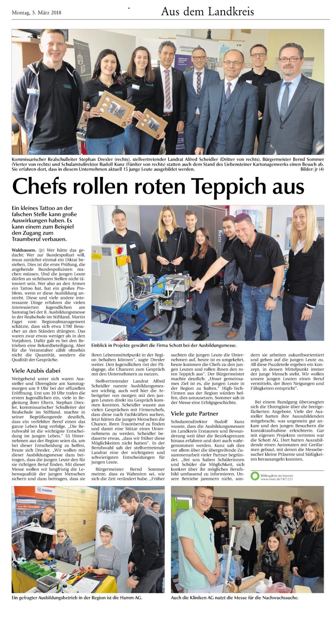 Ausbildungsmesse an der Realschule im Stiftland Waldsassen | 03. März ...